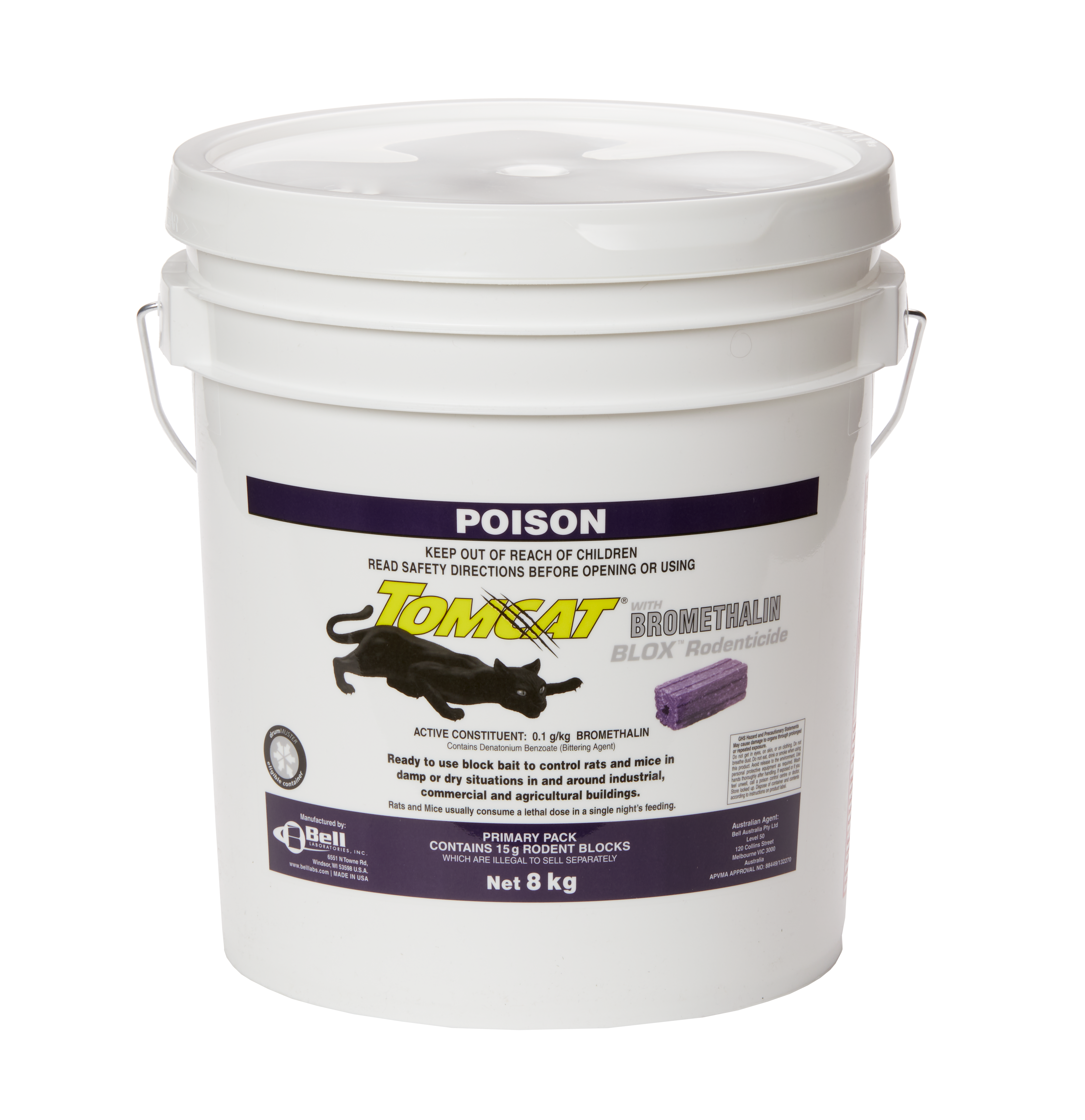 Tomcat Bromethalin Blox - Barmac Pty Ltd