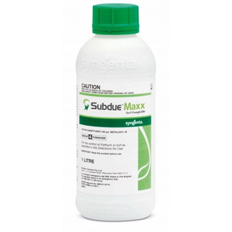 Subdue Maxx Turf Fungicide - Barmac Pty Ltd